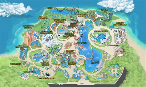 World Map Sea Names