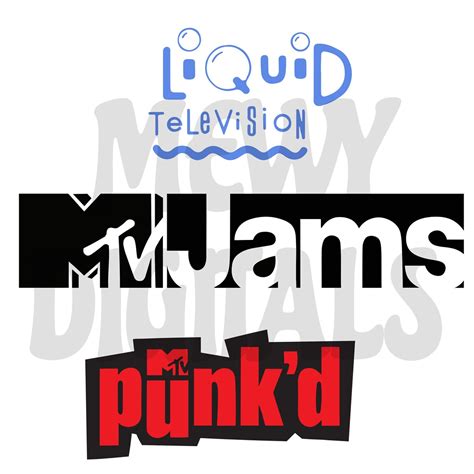 Mtv Svg Png Pdf Bundle Etsy