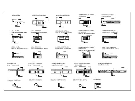 Detalles De Losas En Autocad Descargar Cad Gratis Kb Bibliocad