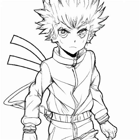 Desenhos De Hunter X Hunter Para Colorir E Imprimir Pintar
