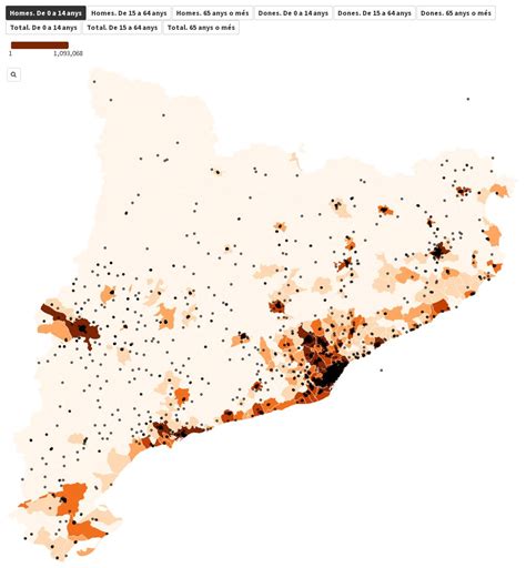 Mapa Catalunya Flourish