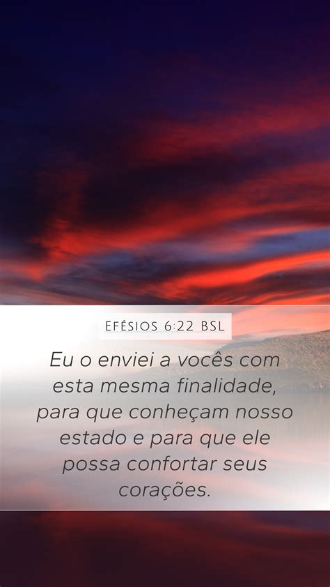 Efésios 6 22 BSL Mobile Phone Wallpaper Eu o enviei a vocês esta