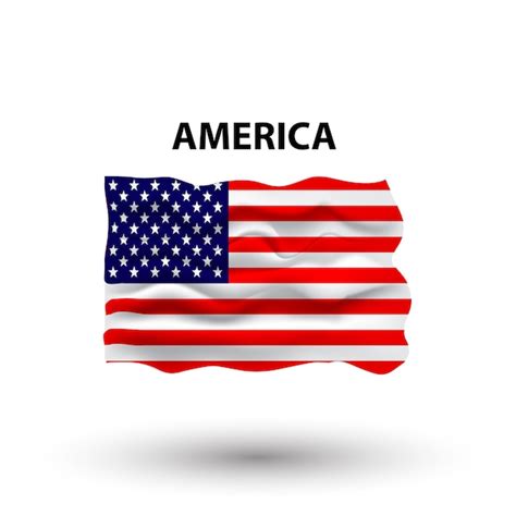 Premium Vector America Flag Design