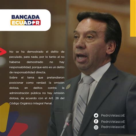 Bancada Ecuador on Twitter Nuestro Asambleísta PedroVelascoE