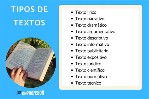 Tipos De Textos Y Sus Caracter Sticas Ejemplos