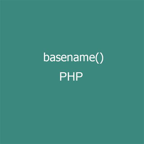 hàm basename trong php dùng để làm gì code tu tam