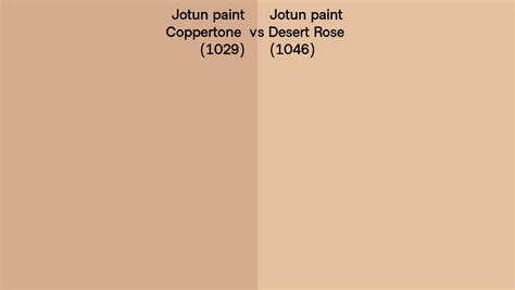 Jotun Paint Coppertone Vs Desert Rose Side By Side Comparison