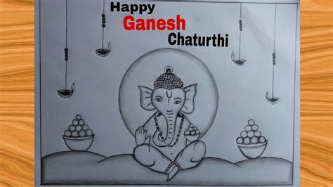 How To Draw Ganesh Chaturthi Special Drawing Ganesh Chaturthi Drawing