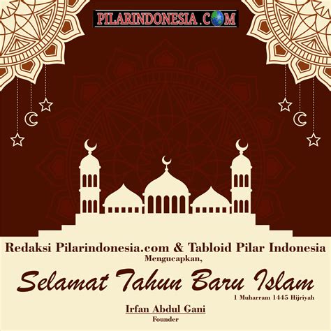 Selamat Tahun Baru Islam 1 Muharram 1445 Hijriyah Pilarindonesia