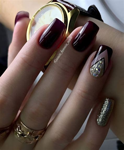30 Red Wine Nail Ideas To Celebrate Autumn Wine Nails Stylish Nails