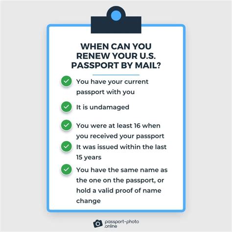 Us Passport Checklist For Renewals In Fees More