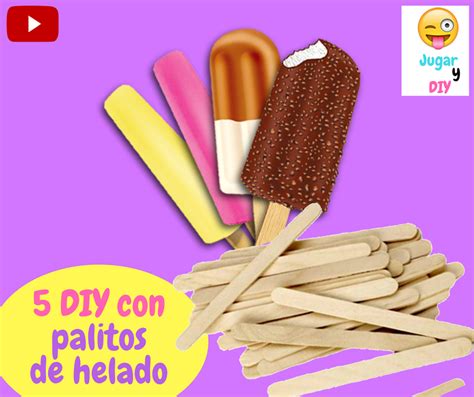 5 Manualidades Infantiles Con Palitos De Helado Manualidades
