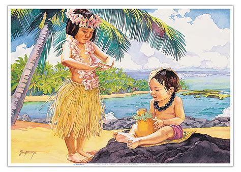 Childrenʻs Dance Ka Hula Keiki Hawaiian Hula From an Original
