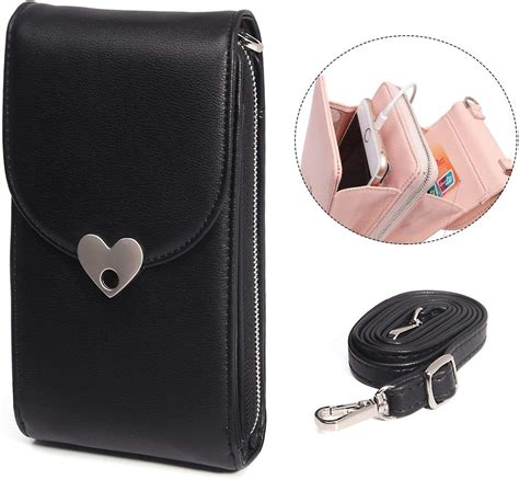 Sac de Messager Sac de Téléphone Femme Mini PU Cuir Housse Portefeuille