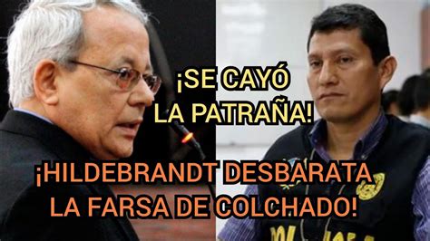 CÉSAR HILDEBRANDT DESBARATA LA FARSA DE HARVEY COLCHADO CONTRA PEDRO