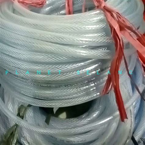 Selang Air Meter Inch Tebal Mm Benang Bening Murah Lazada