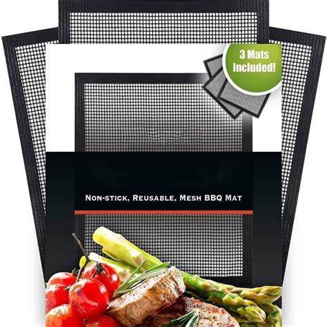 Tapis De Grillage pour BarbecueTapis De Cuisson Réutilisable Et
