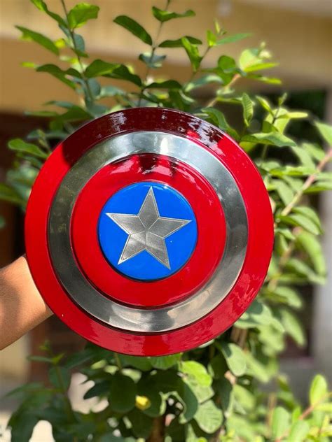 Captain America 12 Inches Silver Polish Leather Step Captain America