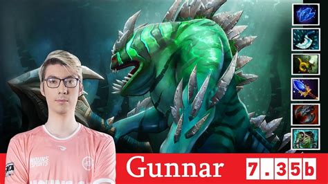 DOTA 2 Gunnar The TIDEHUNTER OFFLANE 7 35b YouTube