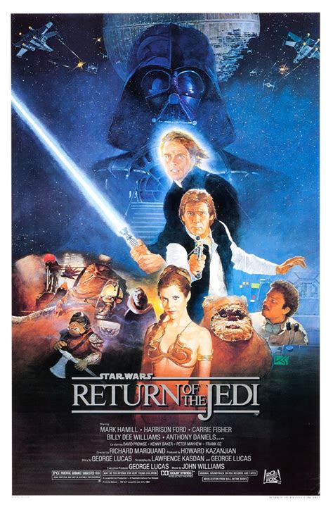 Big Poster Filme Star Wars O Retorno Dos Jedi Lo X Cm