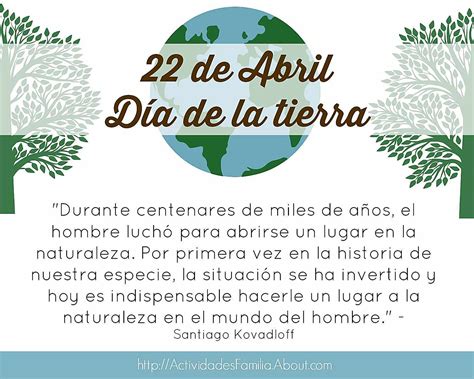 22 Frases del día de la tierra
