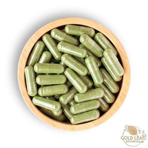 Kratom Capsules Gold Leaf Botanicals