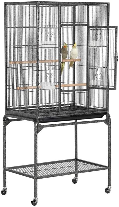 Yaheetech Wrought Iron Rolling Large Bird Cage