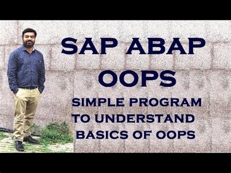 SAP ABAP OOPS Simple Program For Beginners YouTube