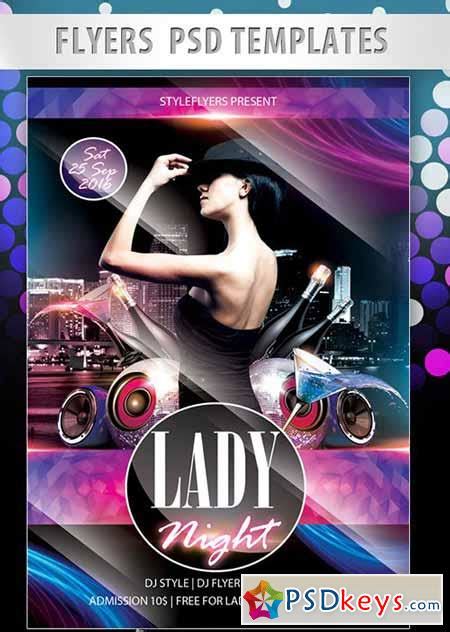 Lady Night Flyer Psd Template Facebook Cover Free Download Photoshop Vector Stock Image Via