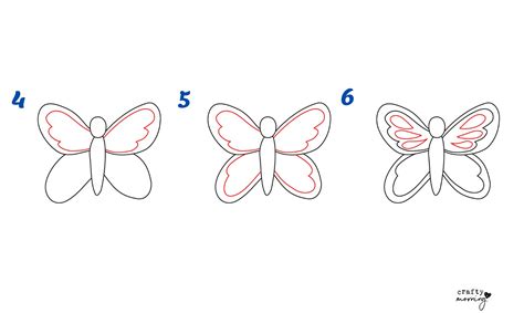 How To Draw A Butterfly Easy Step By Step