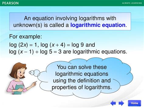 logarithmic equations ppt download