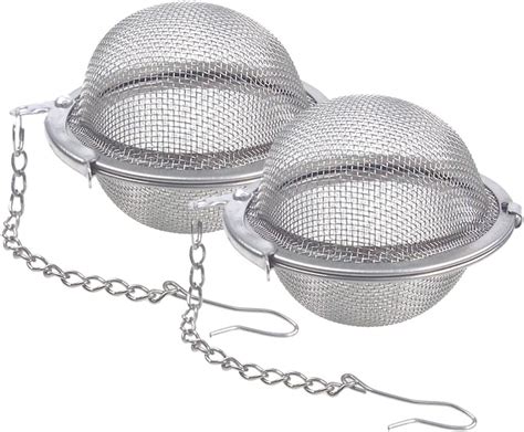 Set de 2 Infusores de Te Filtro Para TE Bola de Té de Acero Inoxidable