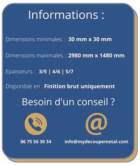 Tôle en Acier Larmé Découpe et Pliage en ligne MyDecoupeMetal