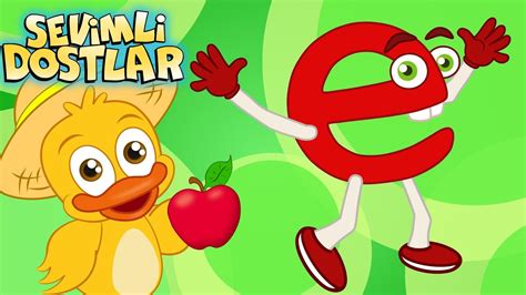E Harfi YENİ ABC Alfabe Harfleri Öğreniyorum Bebek ve Çocuk