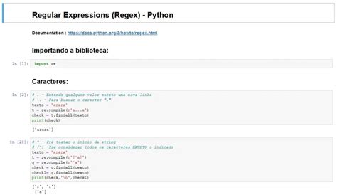 regex no python aprenda como usar as expressões regulares