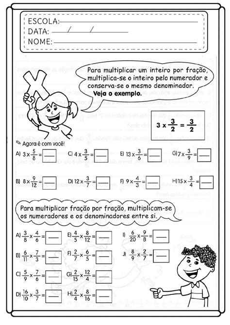 Atividades de Matemática do 5º ano Para Imprimir Ler e Aprender