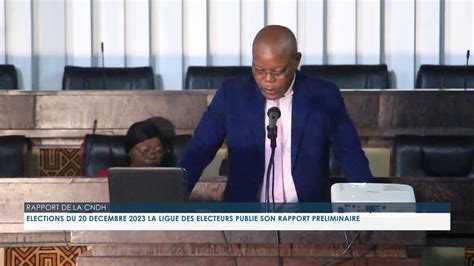 ELECTIONS DU 20 DECEMBRE 2023 LA LIGUE DES ELECTEURS PUBLIE SON