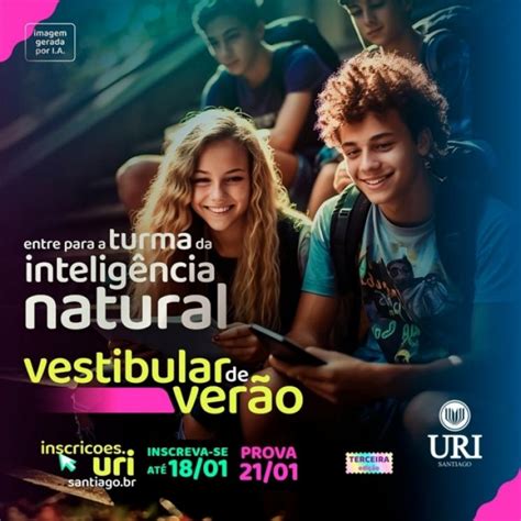 Geral Últimos dias para se inscrever na 3ª edição do Vestibular de