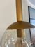 Pendente Jabuticaba Palle Dourado Globo Mbar