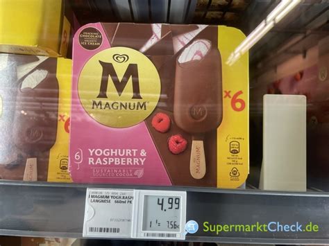Magnum Mini Yoghurt Raspberry 6x55ml Preis Angebote Kalorien