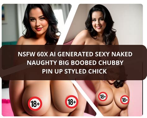 Nsfw X Ai Generated Sexy Naked Naughty Big Boobed Chubby Pin Etsy Uk