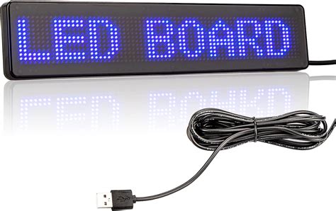 Leadleds Dc 5v Bluetooth Compatible Led Car Sign With USB Cable