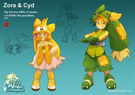 ArtStation Wakfu les Gardiens first season Main art Véronique