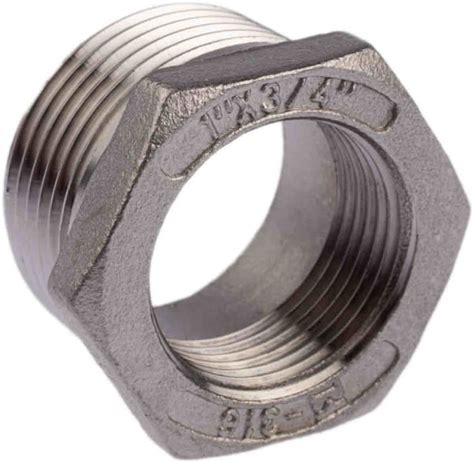 RS PRO RS PRO Stainless Steel Pipe Fitting Hexagon Bush Male R 1in X