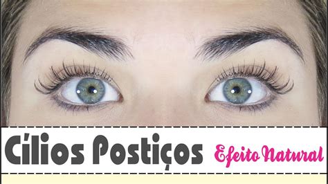 Como colocar Cílios postiços Efeito natural Iryane Carollyne YouTube