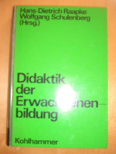 Didaktik Der Erwachsenenbildung Bd Zvab