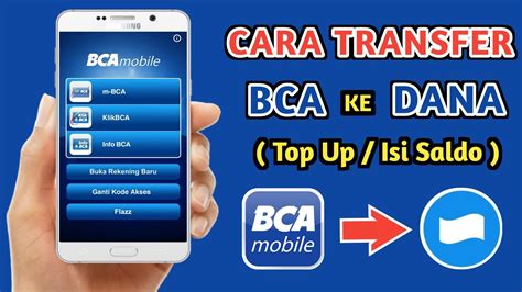 Top Up Saldo DANA Lewat M Banking BCA Cara Transfer BCA Ke DANA