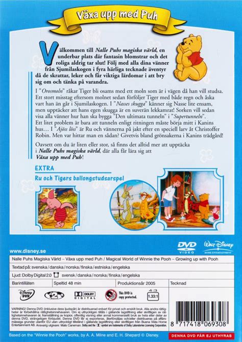 DVD Nalle Puhs Magiska Värld Växa upp med Puh Beg Kaptenkrok