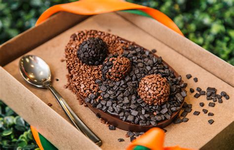 Páscoa serviço entrega ingredientes preparados para você fazer seu