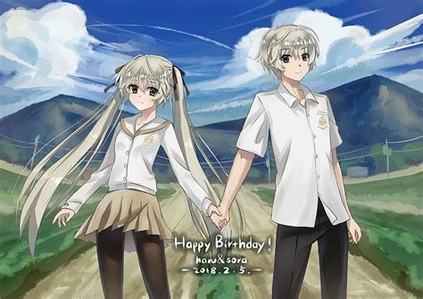 Anime Yosuga No Sora Sora Kasugano Haruka Kasugano Fondo De